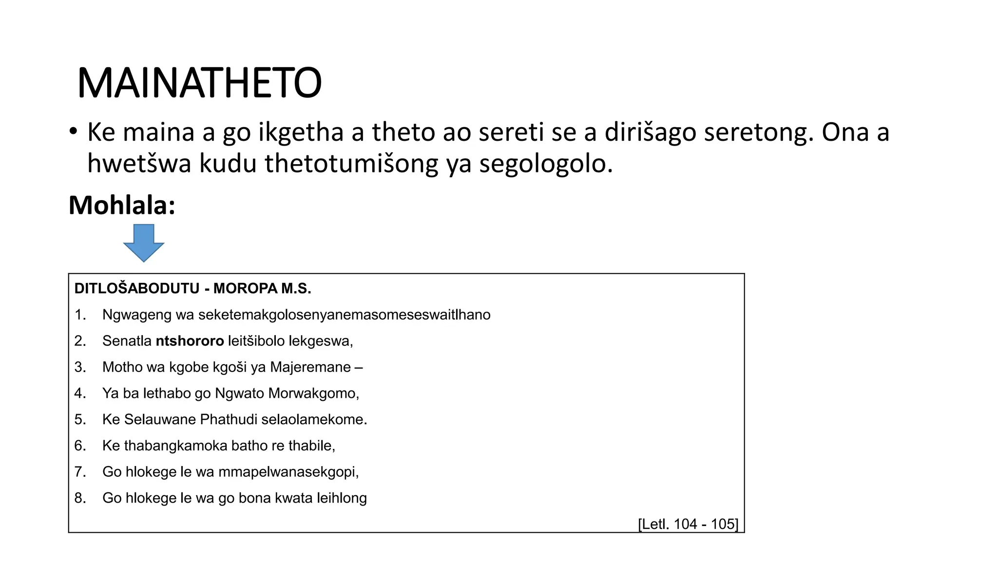 This is Sepedi HL P2 Notes for all Grade, From Grade 10 to matrix | PDF