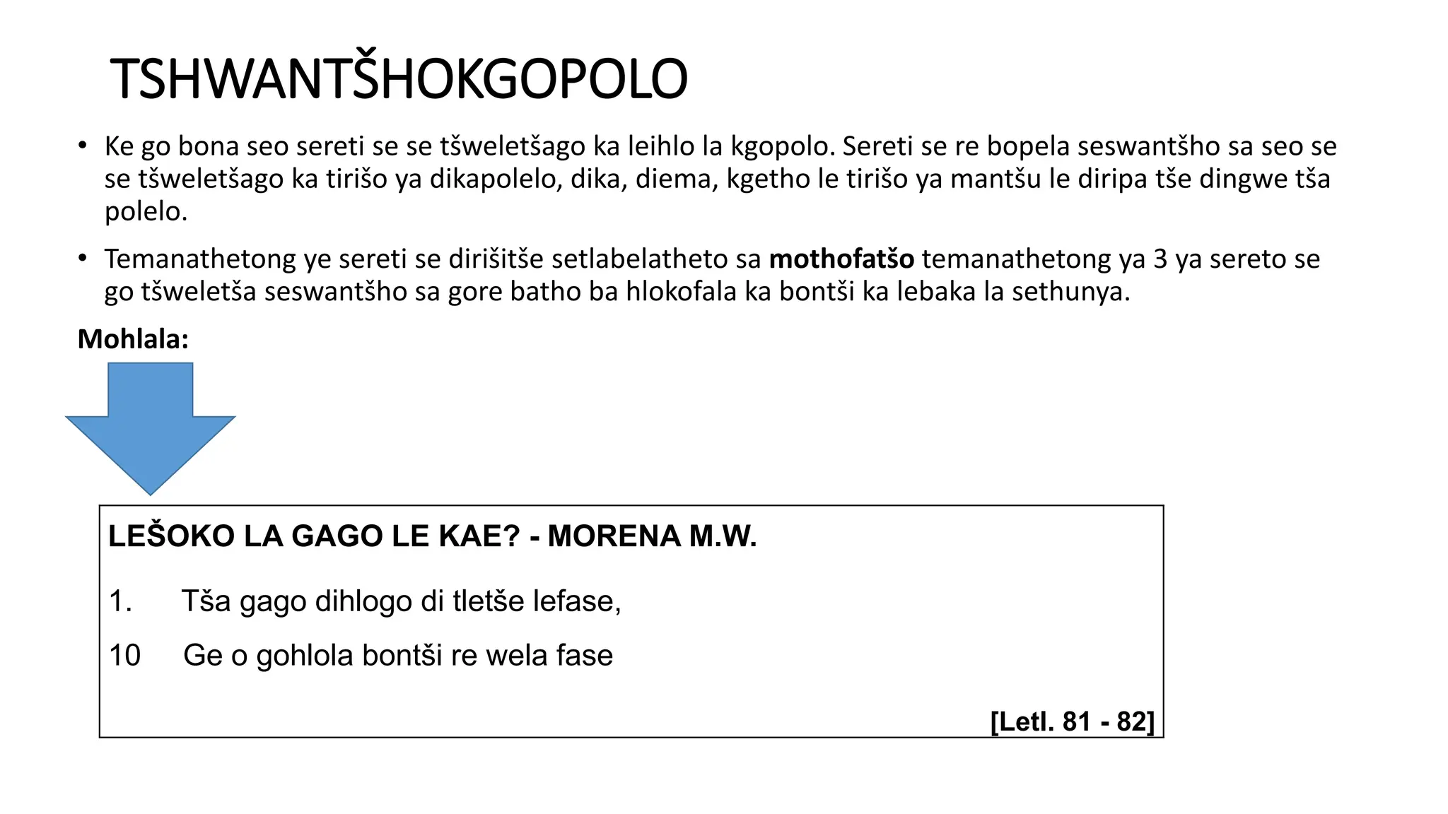 This is Sepedi HL P2 Notes for all Grade, From Grade 10 to matrix | PDF