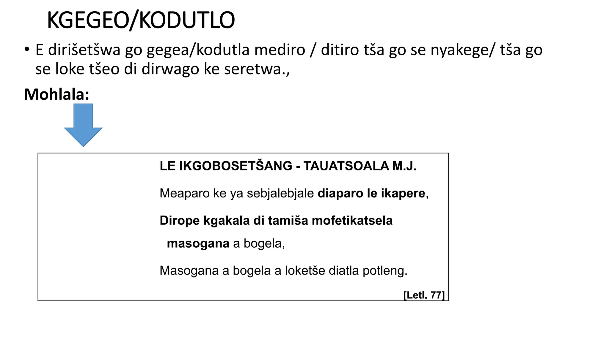 This is Sepedi HL P2 Notes for all Grade, From Grade 10 to matrix | PDF