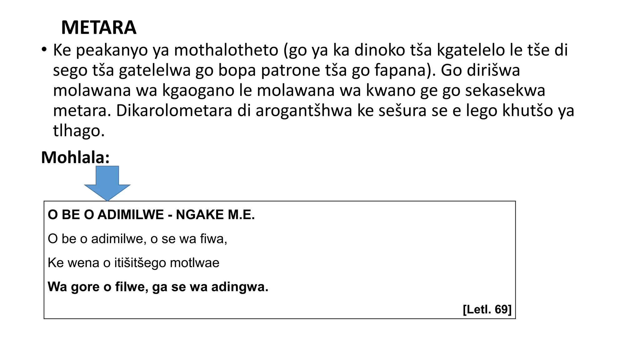 This is Sepedi HL P2 Notes for all Grade, From Grade 10 to matrix | PDF