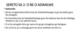 This is Sepedi HL P2 Notes for all Grade, From Grade 10 to matrix | PDF