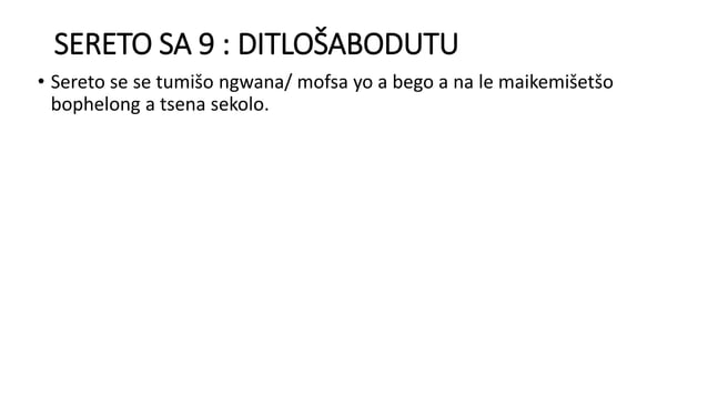 This is Sepedi HL P2 Notes for all Grade, From Grade 10 to matrix | PDF