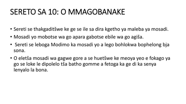 This is Sepedi HL P2 Notes for all Grade, From Grade 10 to matrix | PDF