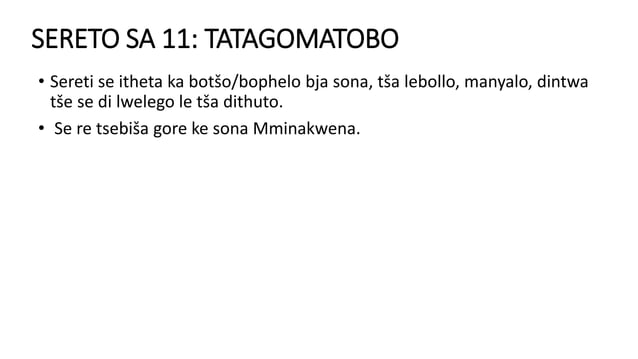 This is Sepedi HL P2 Notes for all Grade, From Grade 10 to matrix | PDF