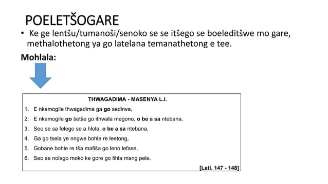 This is Sepedi HL P2 Notes for all Grade, From Grade 10 to matrix | PDF