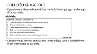 This is Sepedi HL P2 Notes for all Grade, From Grade 10 to matrix | PDF