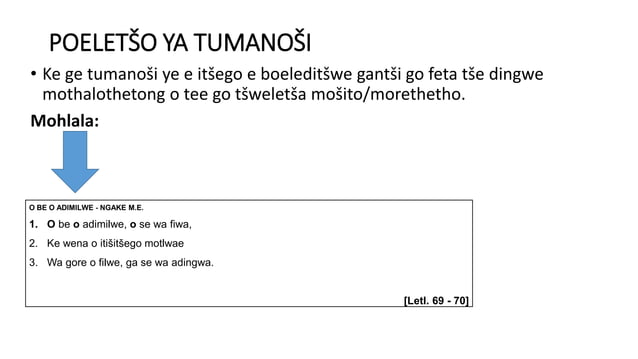 This is Sepedi HL P2 Notes for all Grade, From Grade 10 to matrix | PDF