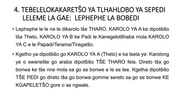 This is Sepedi HL P2 Notes for all Grade, From Grade 10 to matrix | PDF