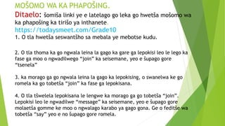 Sepedi methodology _prsentation_theto | PPTX