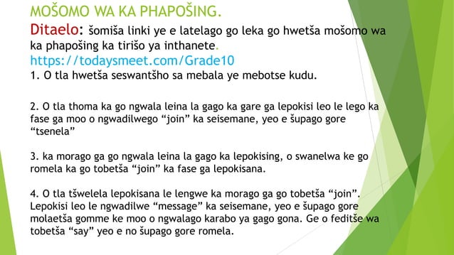 Sepedi methodology _prsentation_theto | PPTX