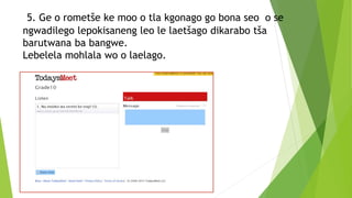 Sepedi methodology _prsentation_theto | PPTX