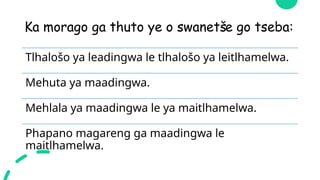 Sepedi Presentation-1.pptx maadingwa le maitlhamelwa | PPTX