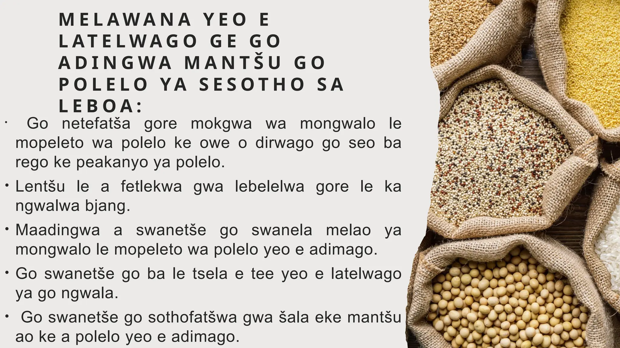 sepedi presentation 3A.pptx Tlhalošo ya maadingwa | PPTX