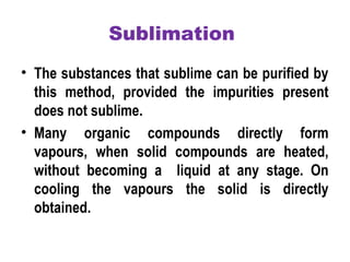 Seperation and purification techniques | PPT