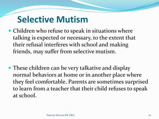 Seperation anxiety disorders | PPTX