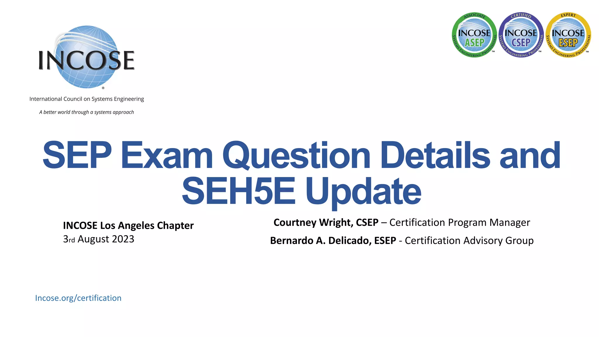SEP Exam Question Detailsand SEH5E Update_2023.pdf