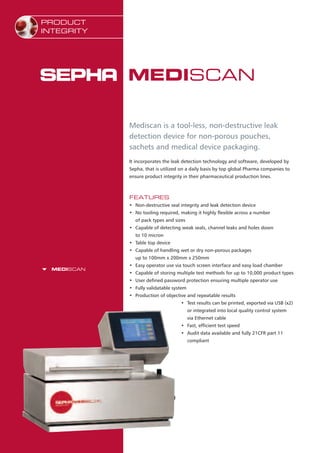 Sepha Brochure | PDF