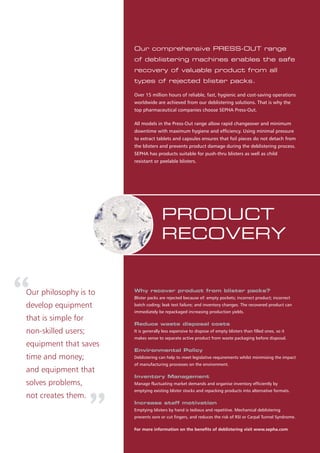 Sepha Brochure | PDF