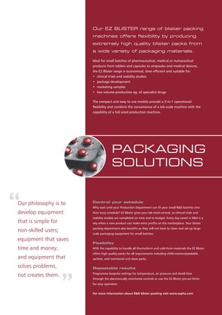 Sepha Brochure | PDF