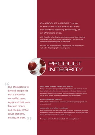 Sepha Brochure | PDF