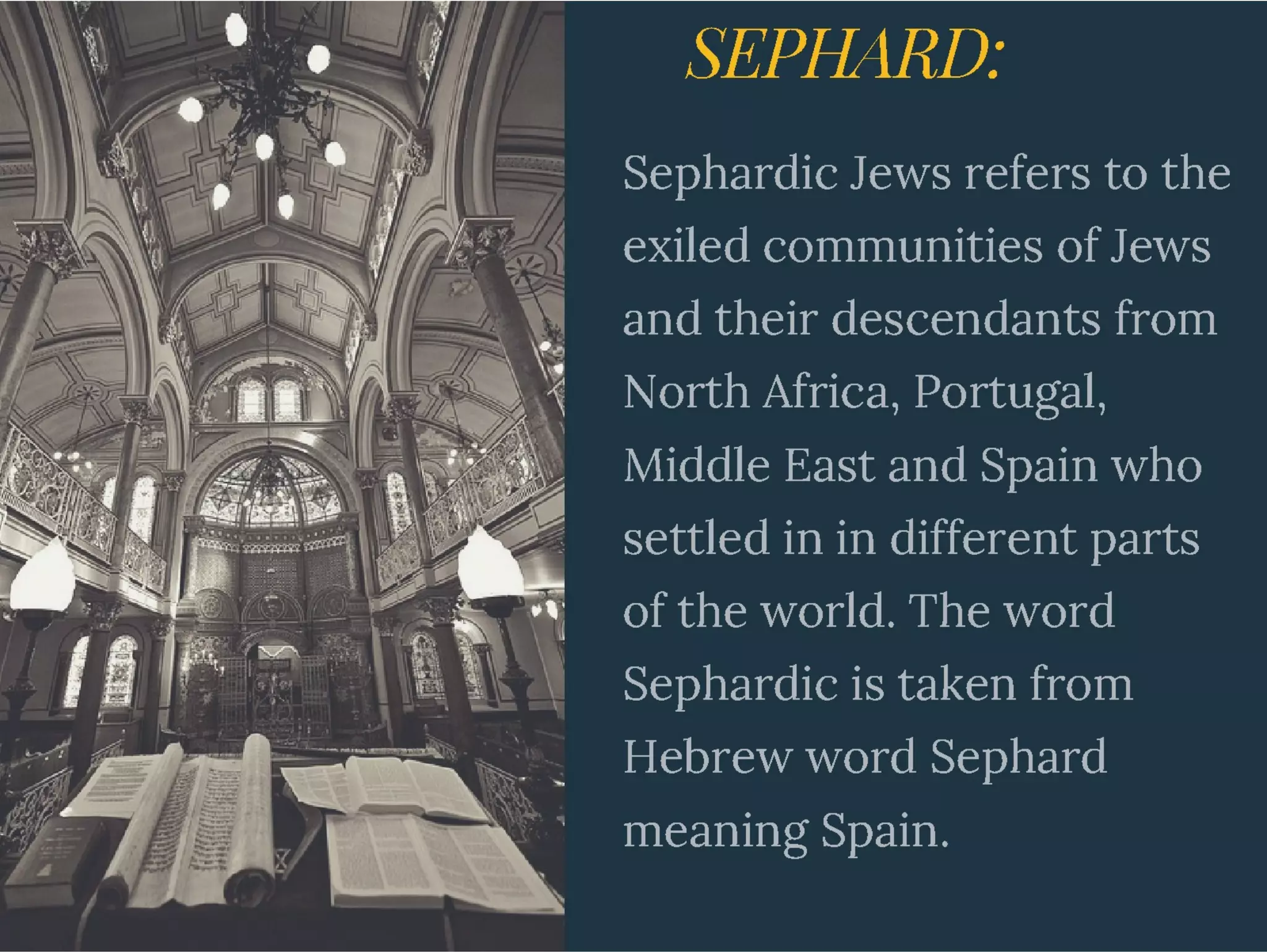 Sephardic Jews And Their Congregations- Ari Afilalo | PPT