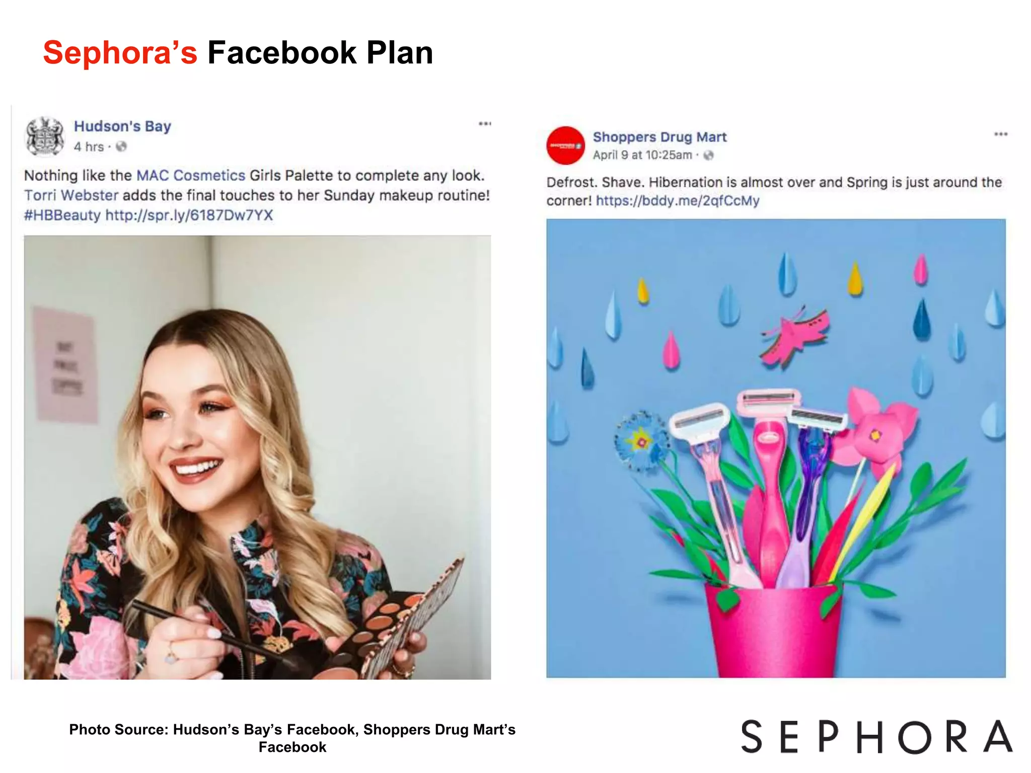 Sephora Facebook Campaign | PPTX