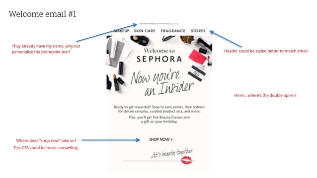 Sephora- Email Strategy Teardown | PPT