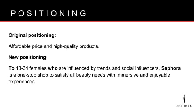 Strategic Planning for Sephora | PPTX | Skin Care | Beauty