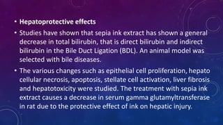Sepia officinalis - Homoeopathic view & Pharmacological action | PPTX