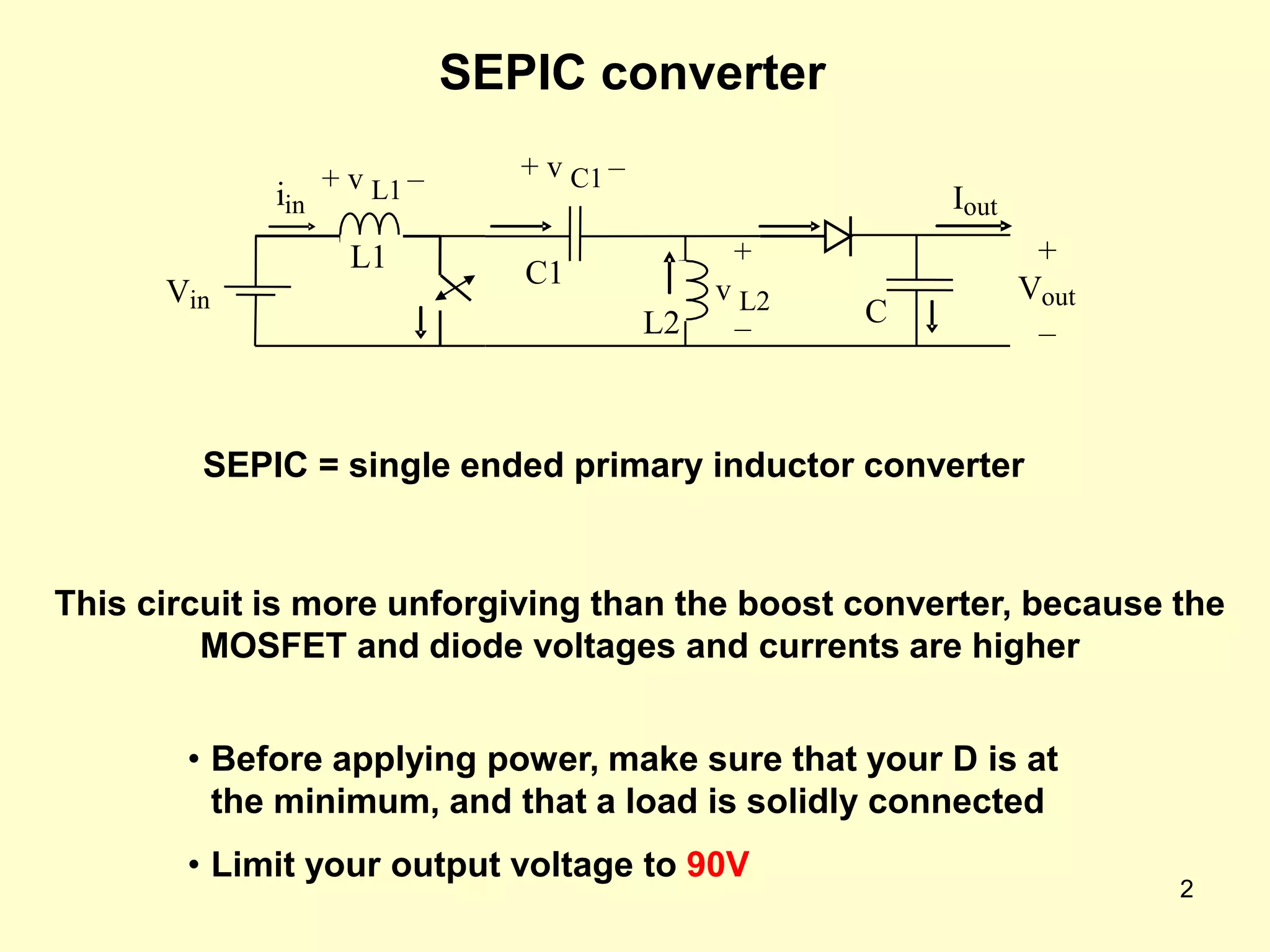 Sepic converter | PPTX