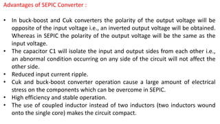 Sepic converter DC to Dc non-isolation converter | PDF