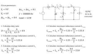 Sepic converter DC to Dc non-isolation converter | PDF