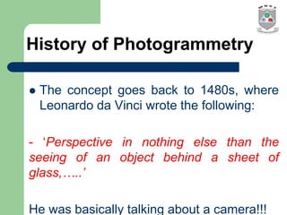 Sepl 310 introduction to aerial photography and photogrammetry | PPT