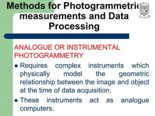 Sepl 310 introduction to aerial photography and photogrammetry | PPT