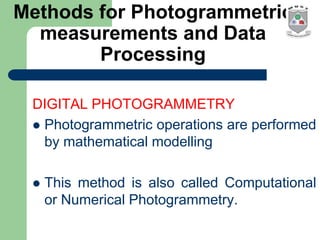 Sepl 310 introduction to aerial photography and photogrammetry | PPT