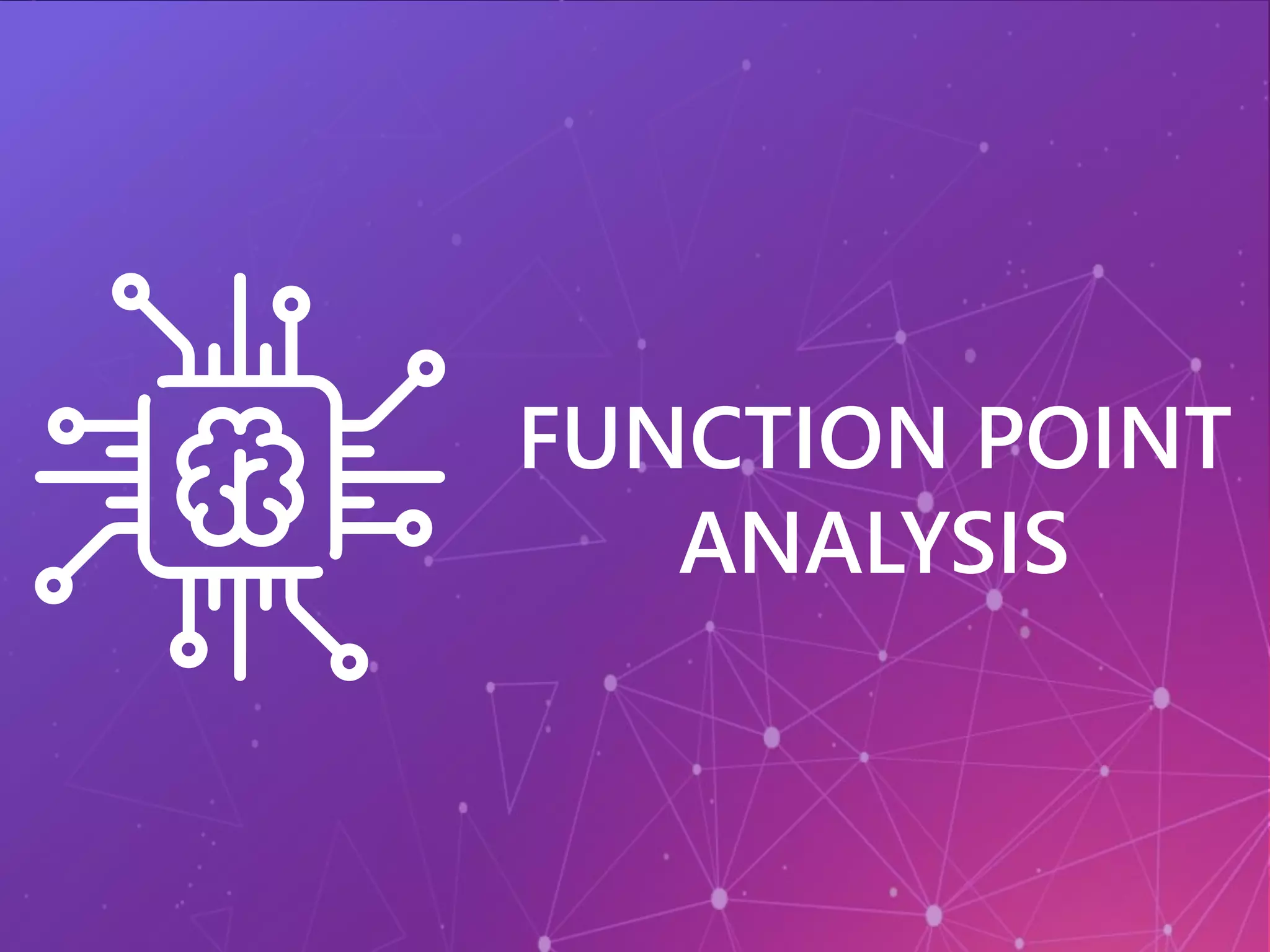 Function point analysis | PPTX