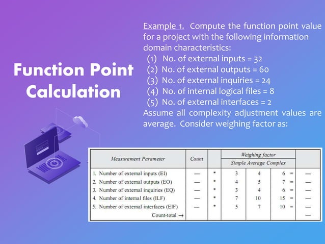 Function point analysis | PPTX