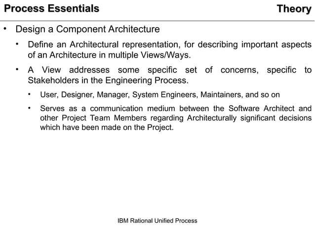 Ibm Rational Unified Process For Software Engineering Introduction Ppt