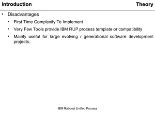 IBM Rational Unified Process For Software Engineering - Introduction | PPT