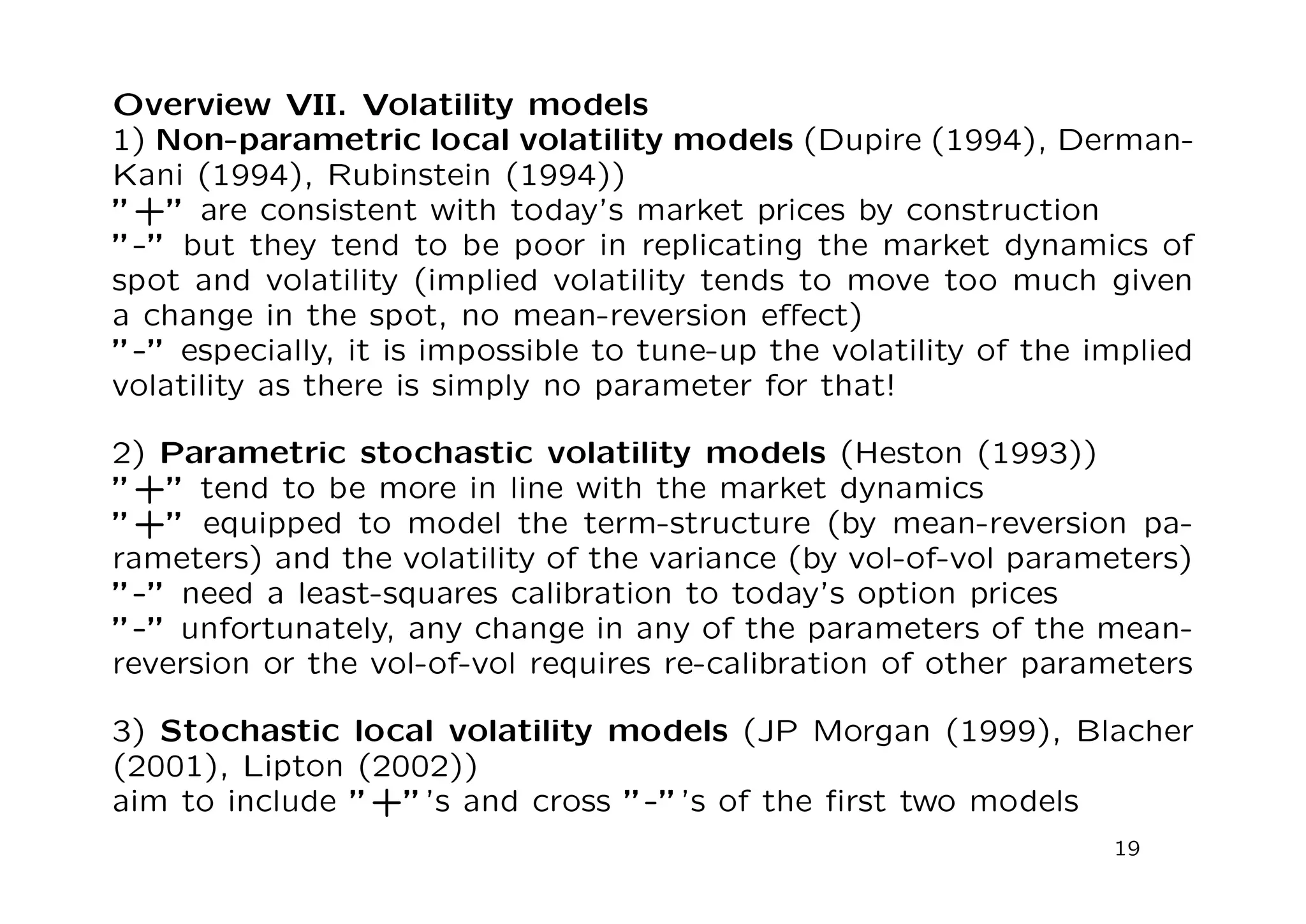 Stochastic Local Volatility Models: Theory and Implementation | PDF | Stocks and Bonds ...