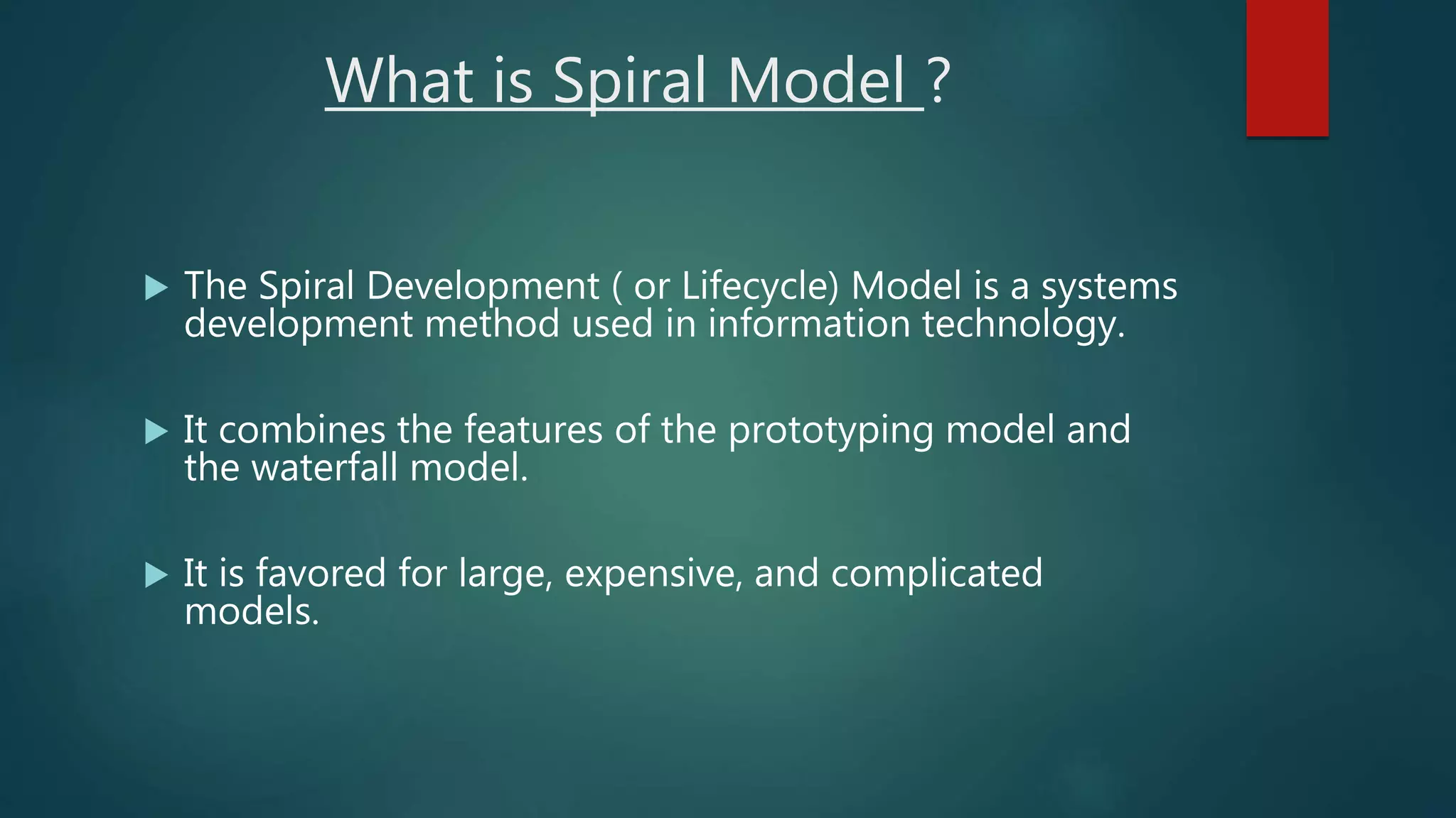 Spiral Model in Software Engineering with Case Study | PPTX