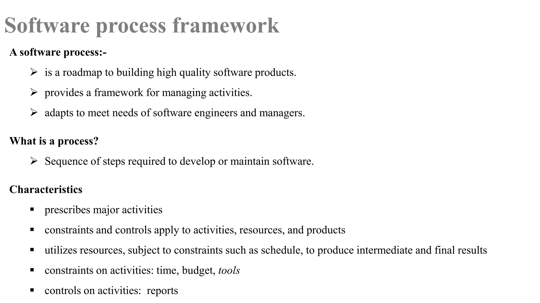 Software Engineering Layered Technology Software Process Framework | PPTX