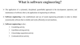 Software Engineering Layered Technology Software Process Framework | PPTX