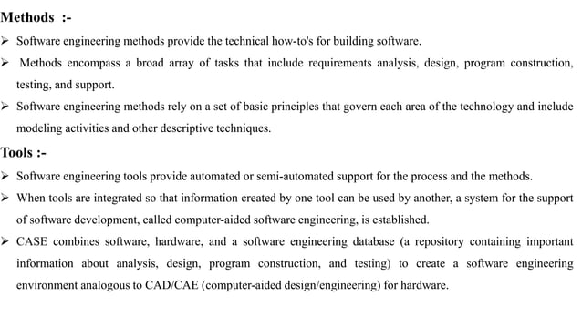 Software Engineering Layered Technology Software Process Framework | PPTX