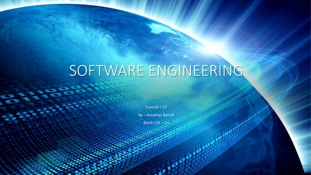 SOFTWARE ENGINEERING ppt | PPTX