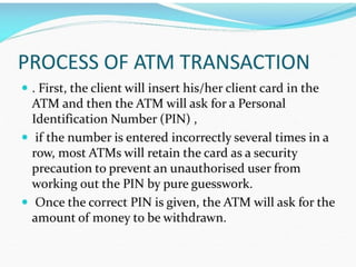 software engineering case study ATM presentation | PDF
