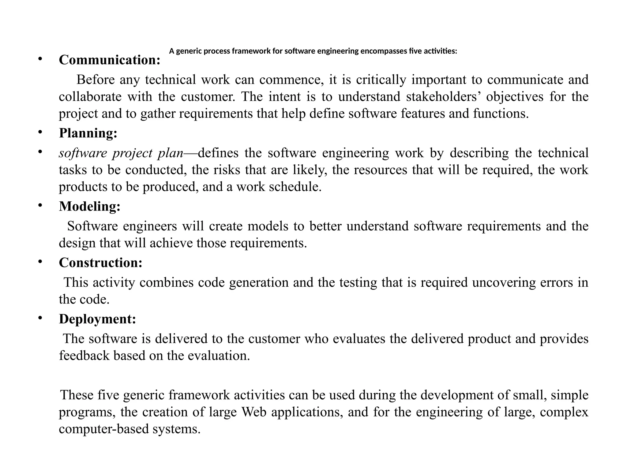 SE PPT.pptx Software Engineering Unit 1 PPT | PPTX