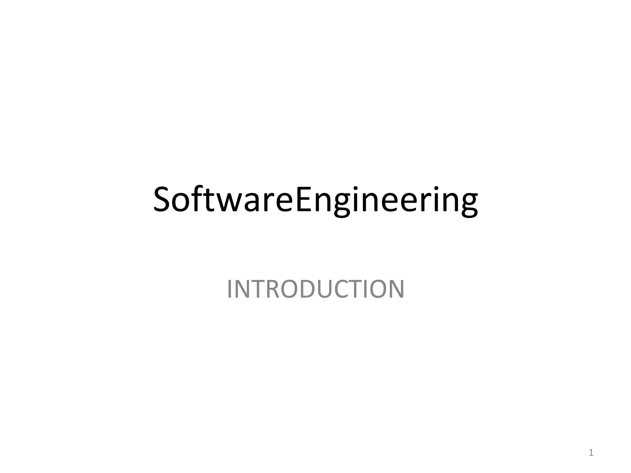 Software Engineering Presentation Review | PDF