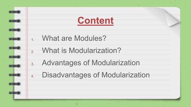 Modules and Modularization.pptx | Programming Languages | Computing