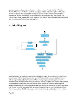 Software Engineering Project Report. Help for Admission Test Students ...